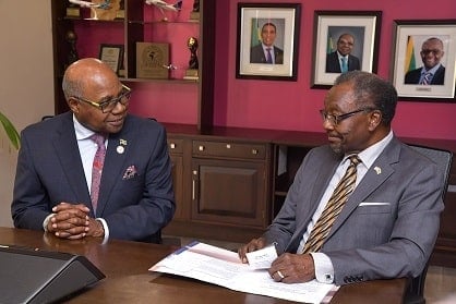 US Ambassador to Jamaica pays courtesy call on Minister Bartlett